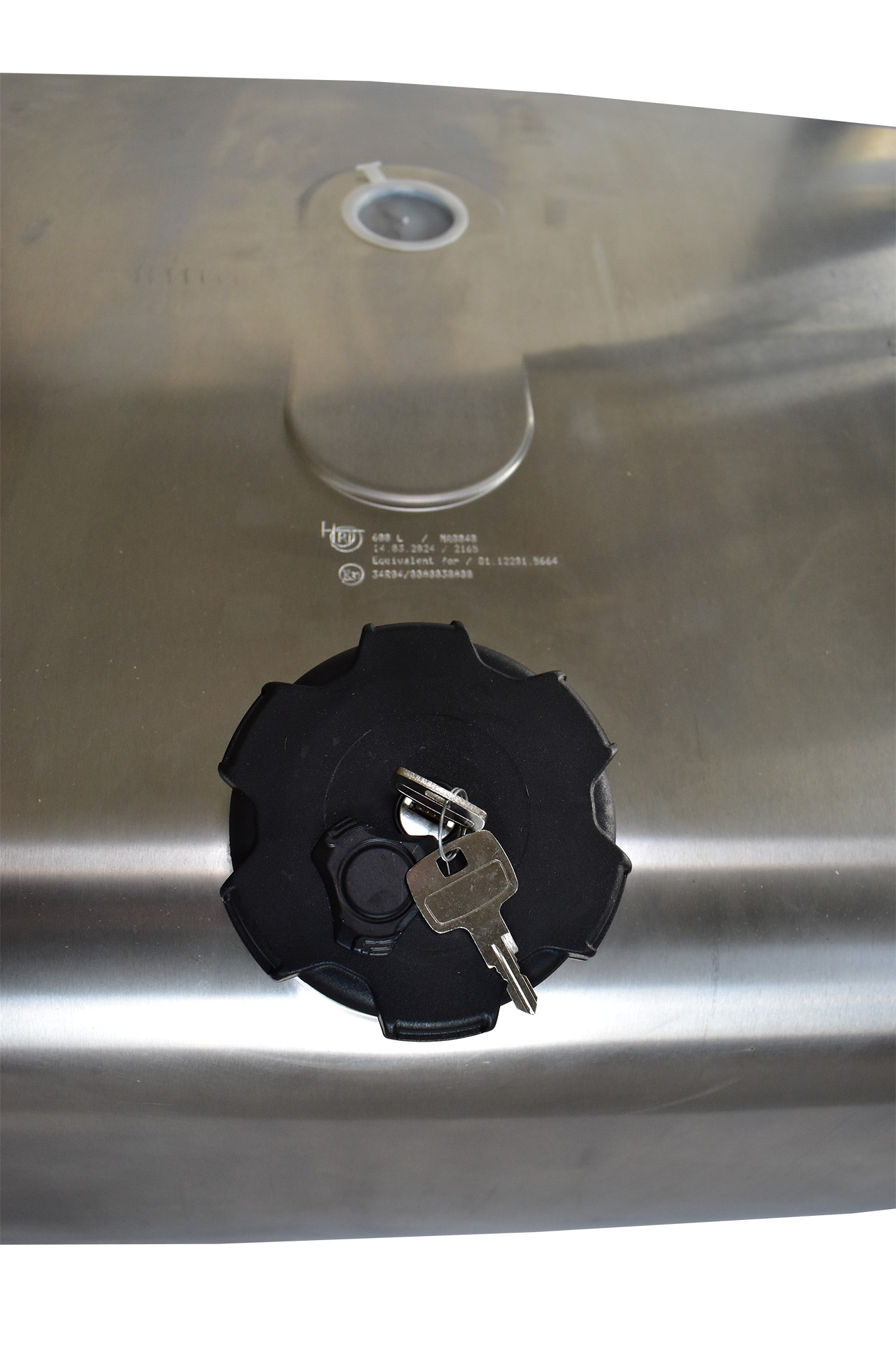 Man aluminum fuel tank 600l